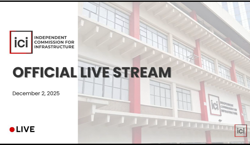 ICI holds first live streamed hearing on flood control mess