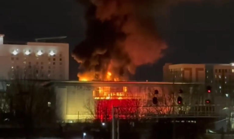 Massive 2-alarm fire damages Raleigh Convention Center roof