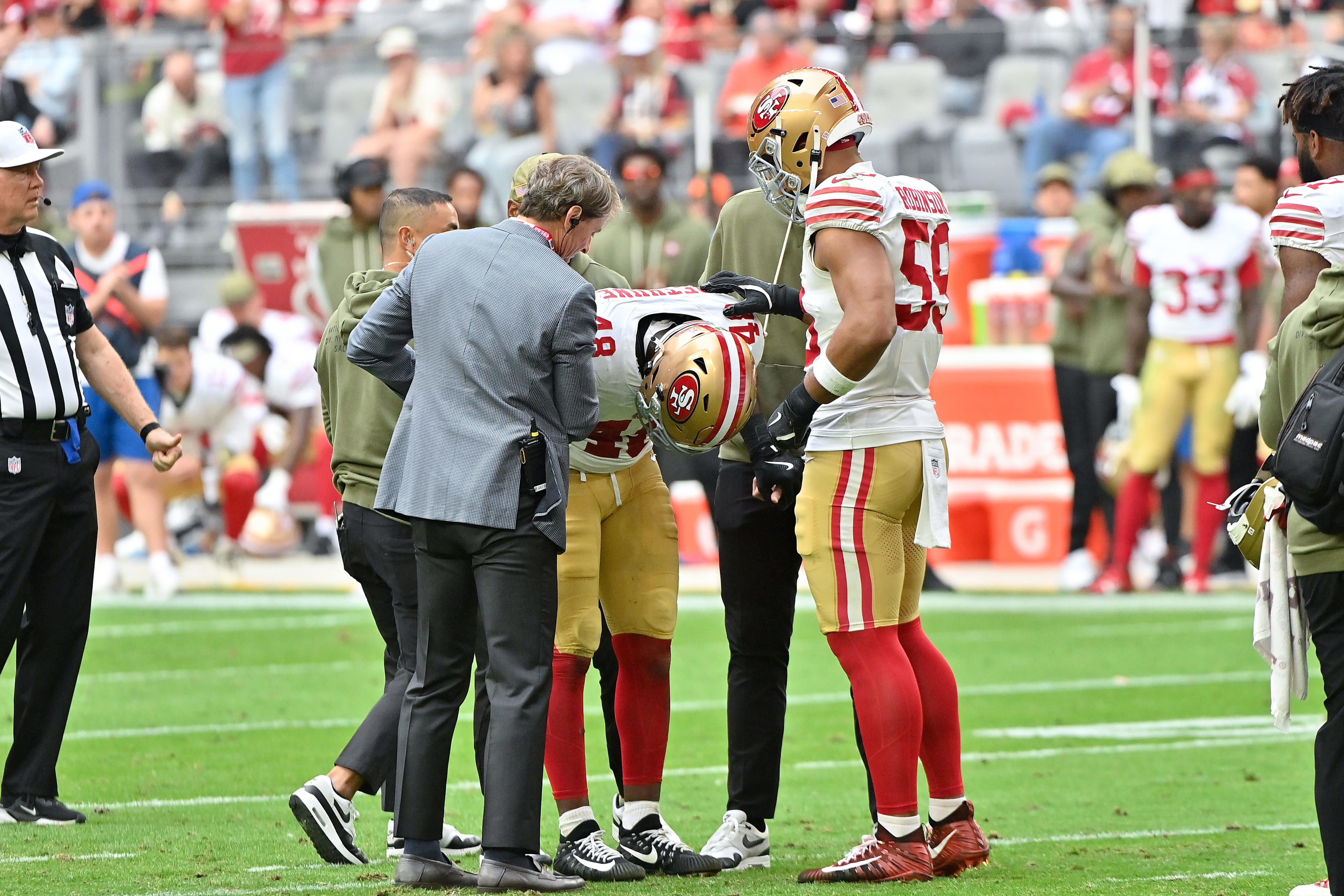 Kyle Shanahan gives update on 49ers injury situation entering bye week