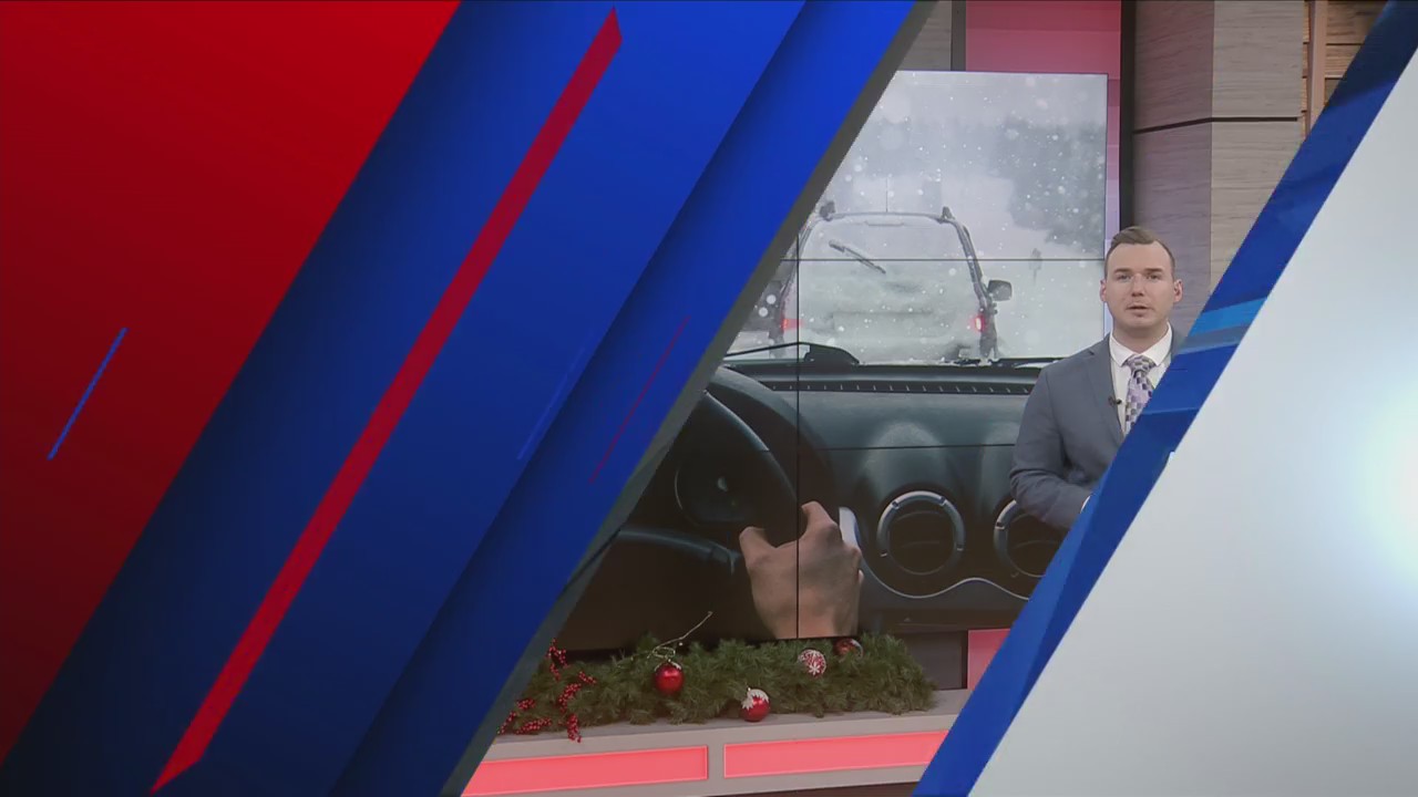 Cameron winter weather live shot