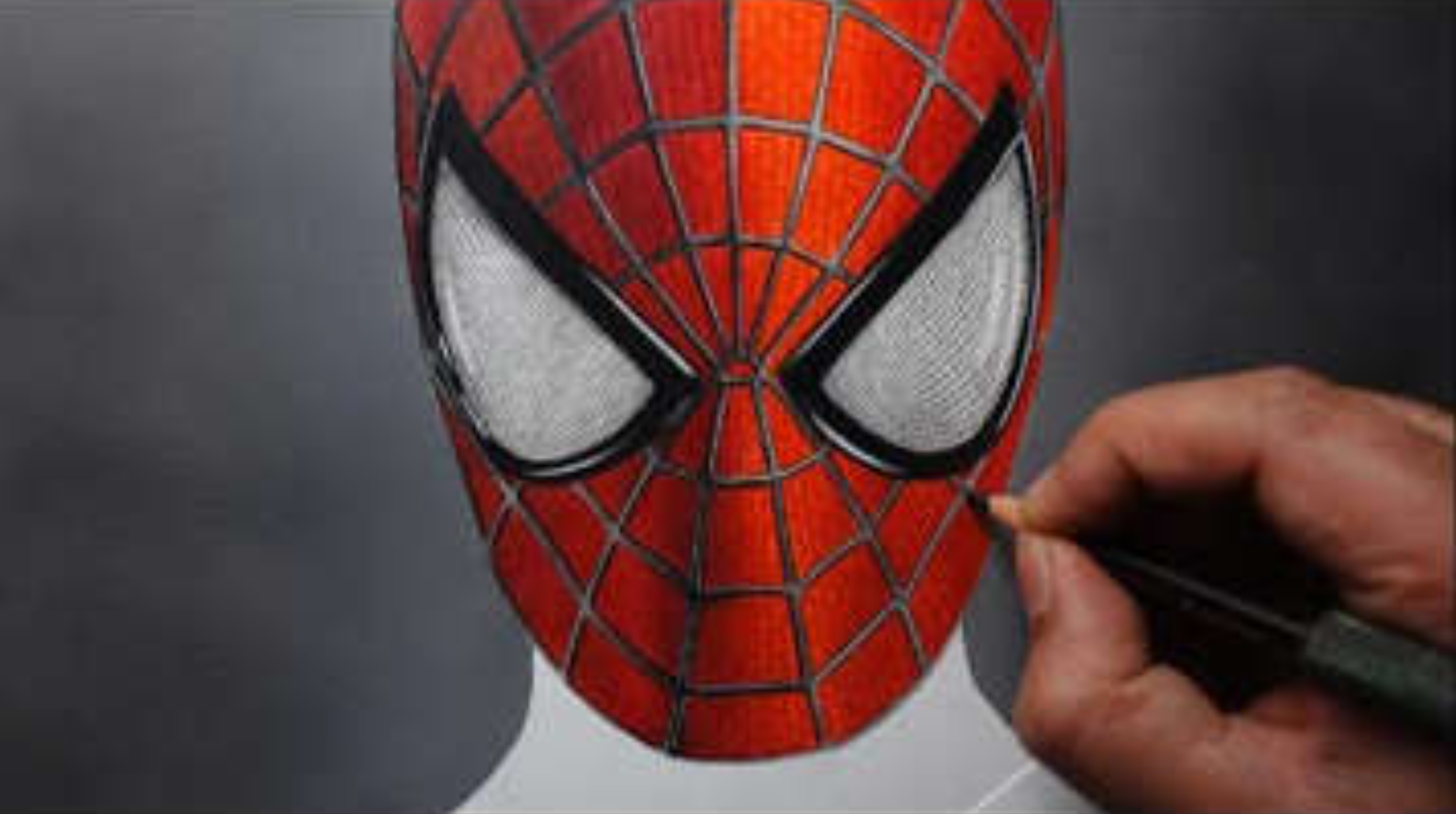 Real-Time Drawing of The Amazing Spider-Man 2 Mask