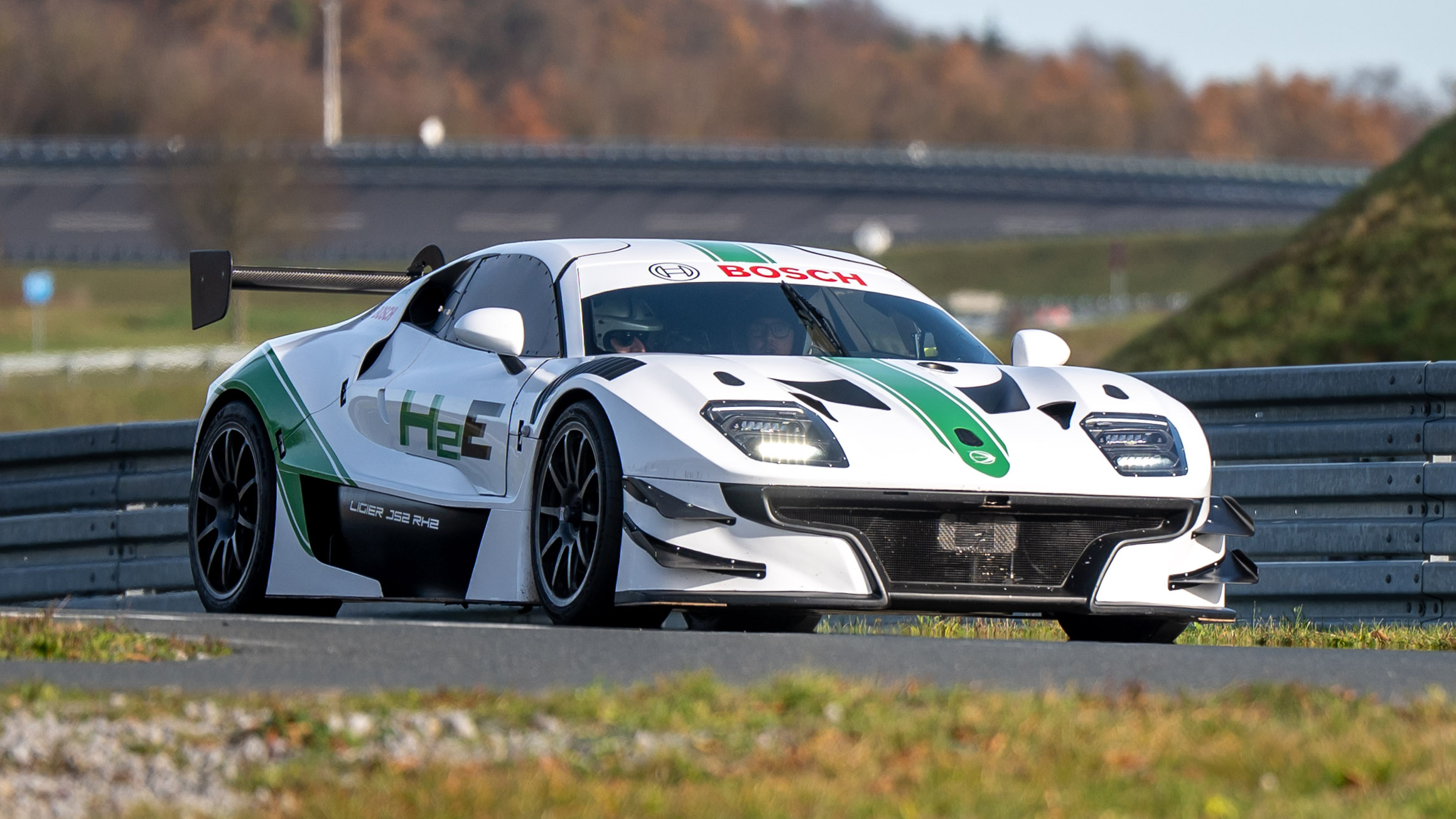 This hydrogen-powered V6 racecar is here to save the combustion engine
