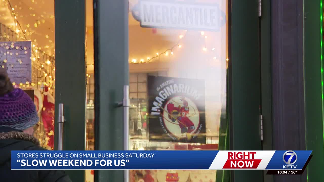 Stores struggle on small business Saturday