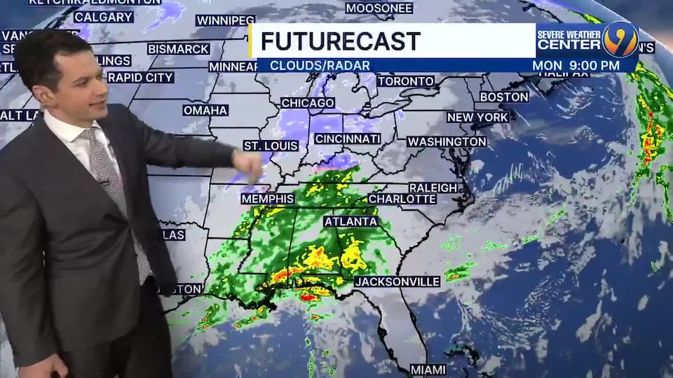 Monday night's forecast with Meteorologist Joe Puma