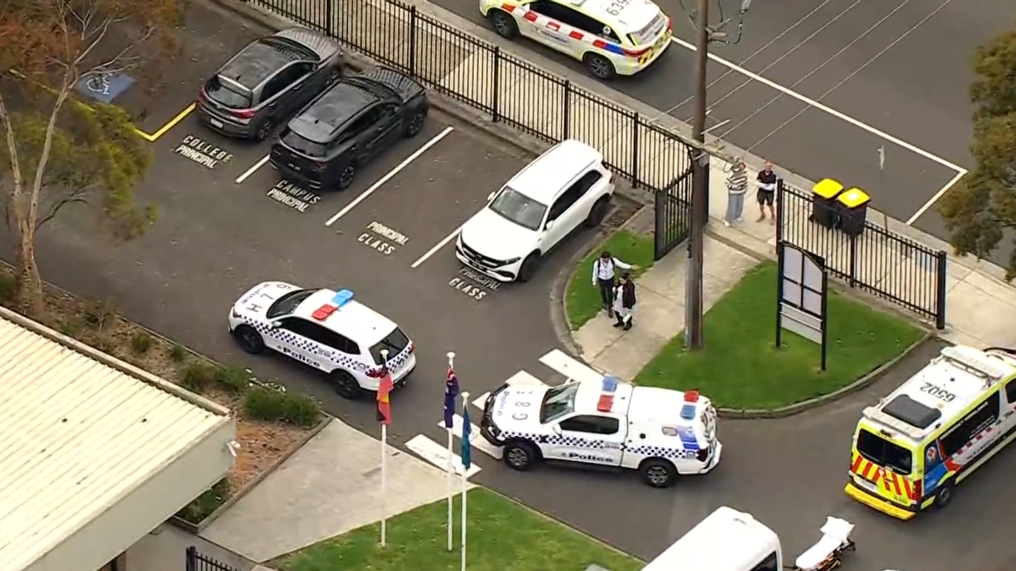 Principal stabbed by staff member at Melbourne secondary school