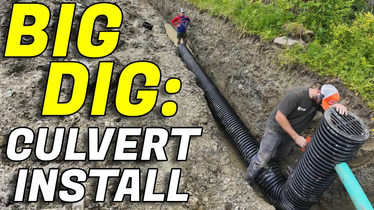 Big Dig Day 4: Installing a 12-Inch Culvert