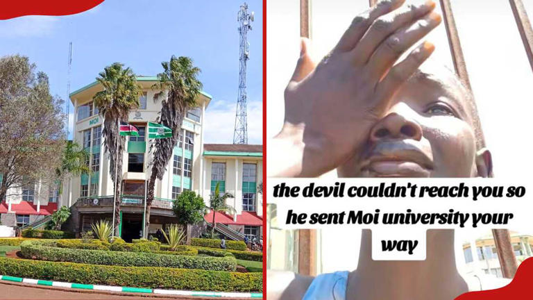 Moi University student cries bitterly after missing graduation list for ...