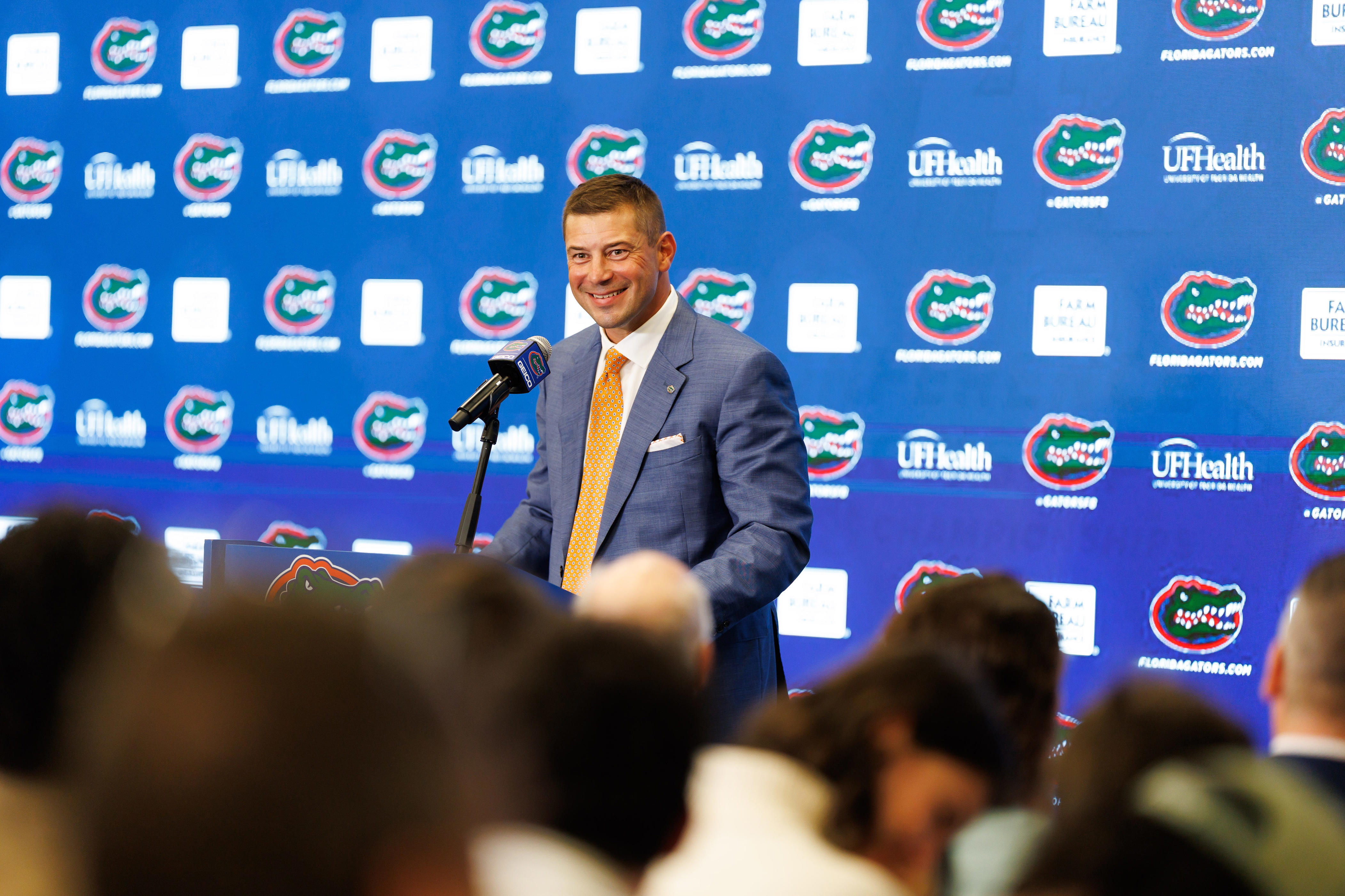 Florida football's Jon Sumrall, Scott Stricklin address Billy Napier ...
