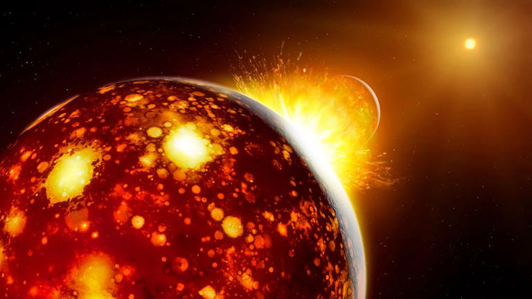 A long lost planet once orbited next to Earth, Apollo-era moon rocks ...