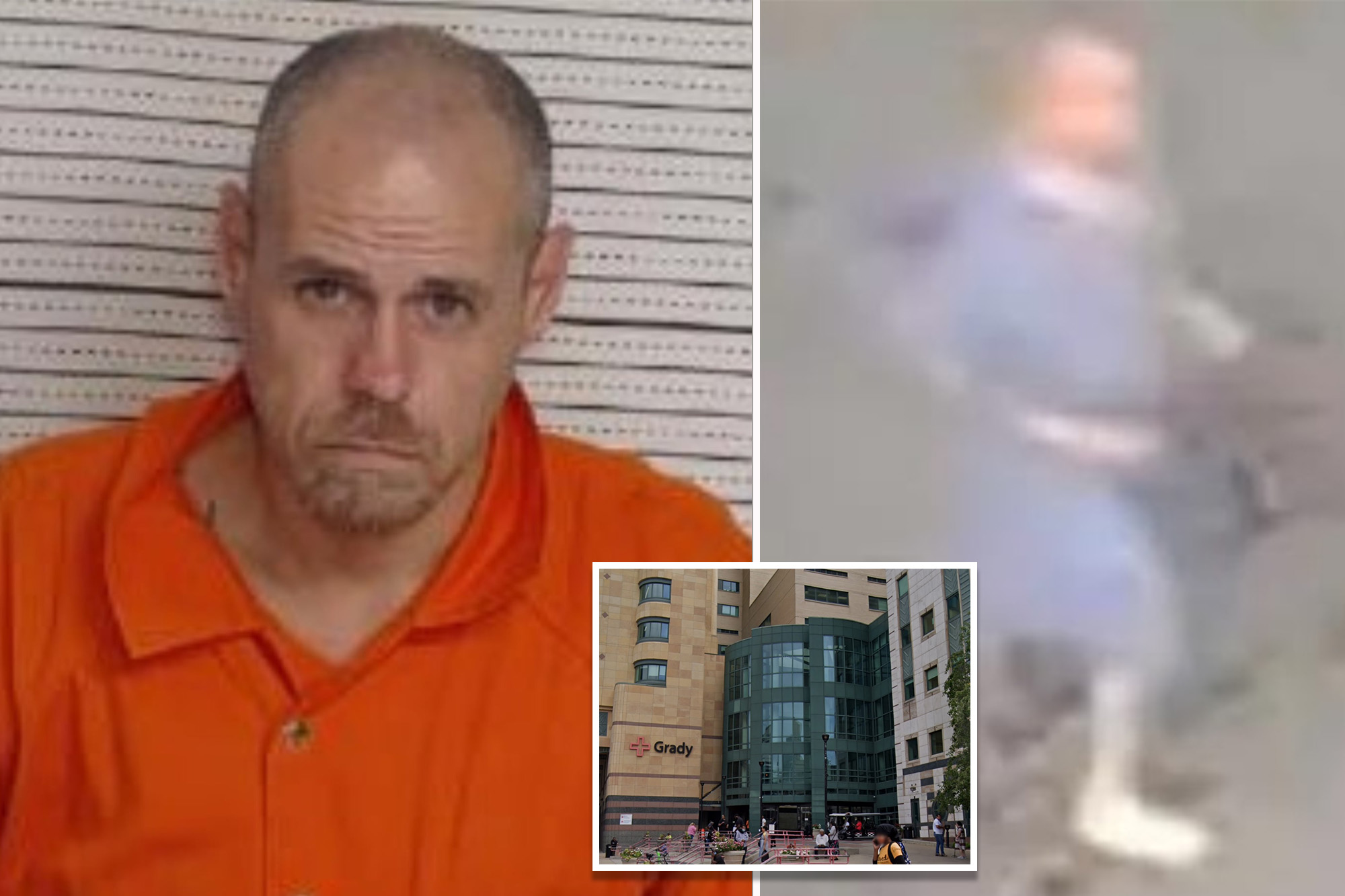 Inmate attempts suicide — then escapes Atlanta hospital, steals SUV and gun