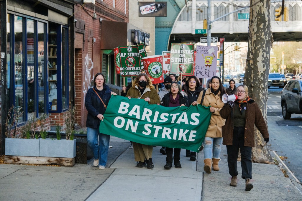 Zohran Mamdani, Bernie Sanders join striking Starbucks workers — as ...