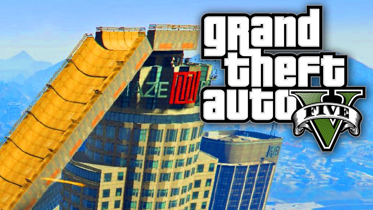 GTA 5 XT #6 - Mega ramp, tank rage & hardcore parkour! (GTA 5 mods)