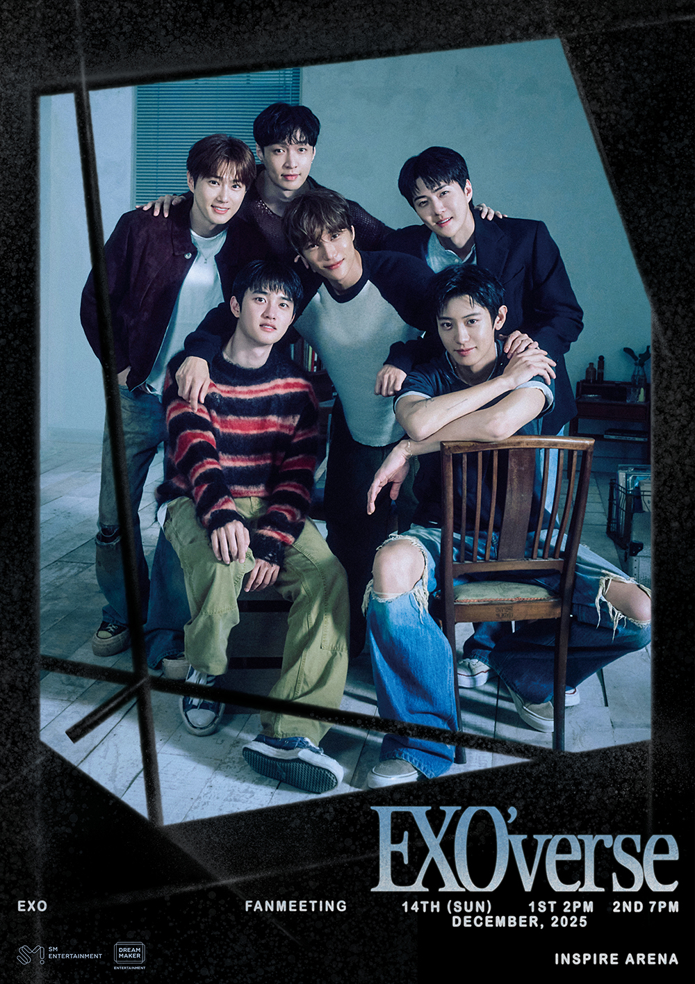 ‘Six-member complete lineup’ EXO, fan meeting ‘It’s been a while, right?’