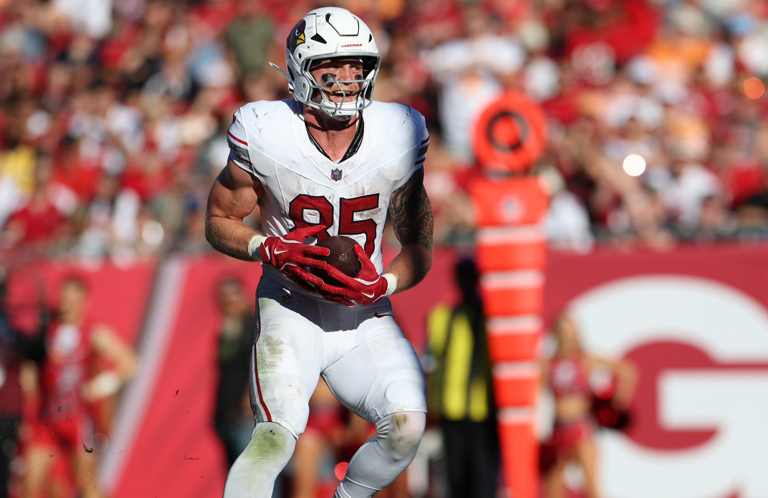 Cardinals Trey McBride sets NFL record for TE following Week 13