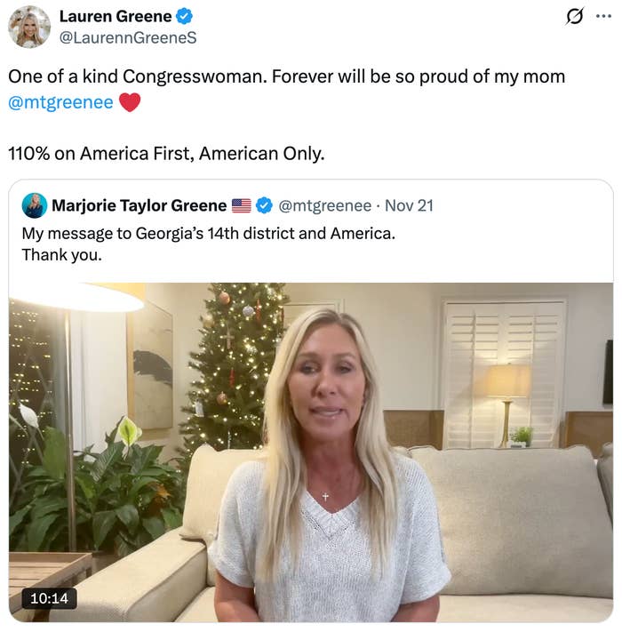 Marjorie Taylor Greene's Daughter Just Addressed The Rumors That Her ...