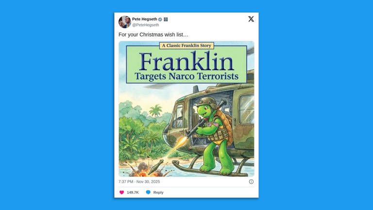 Franklin the Turtle publisher slams "violent" use of character's image ...