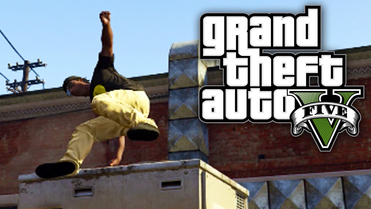GTA 5 online - Crazy parkour races! (GTA V online)