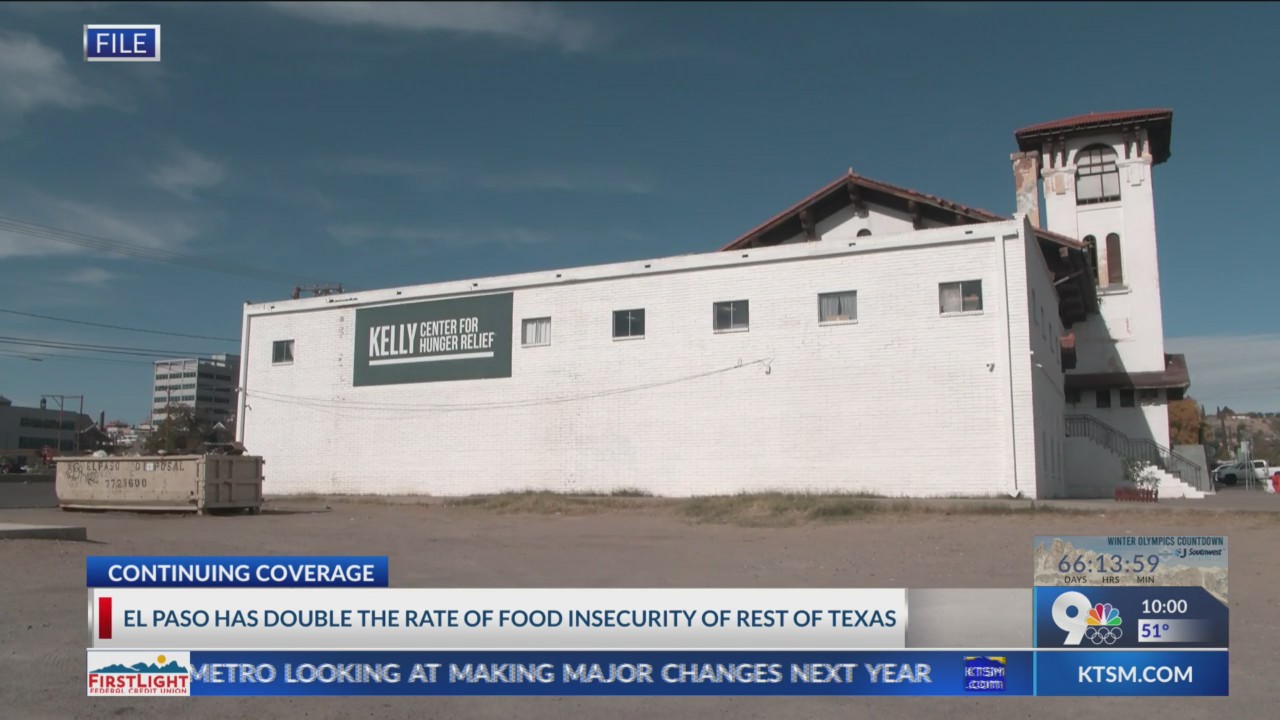 El Paso double rate of food insecurity vs. Texas