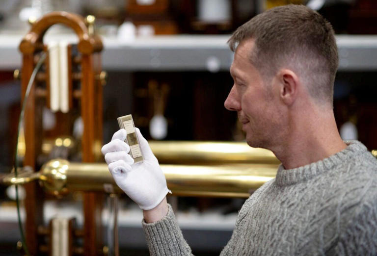 Lost Charles Darwin microscope slide set for auction after being found ...