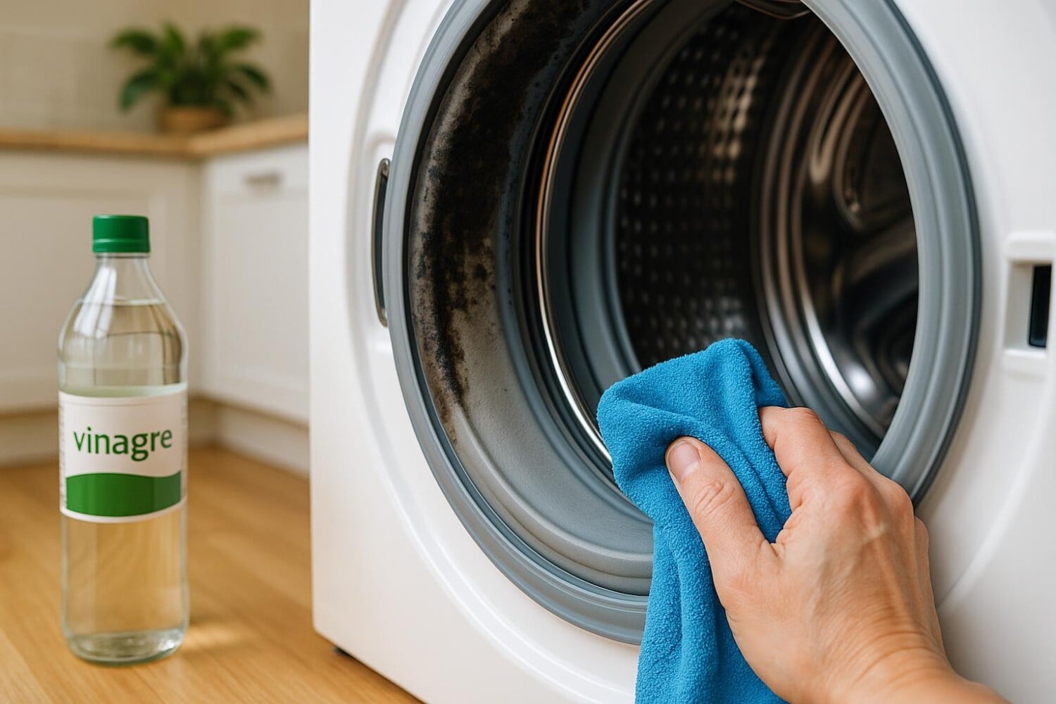 Vous nettoyez encore les joints de votre machine à laver à l’eau de ...