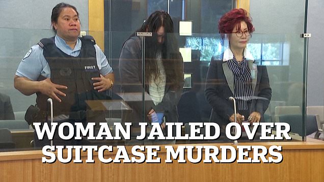 New Zealand woman jailed for life over 'suitcase murders'