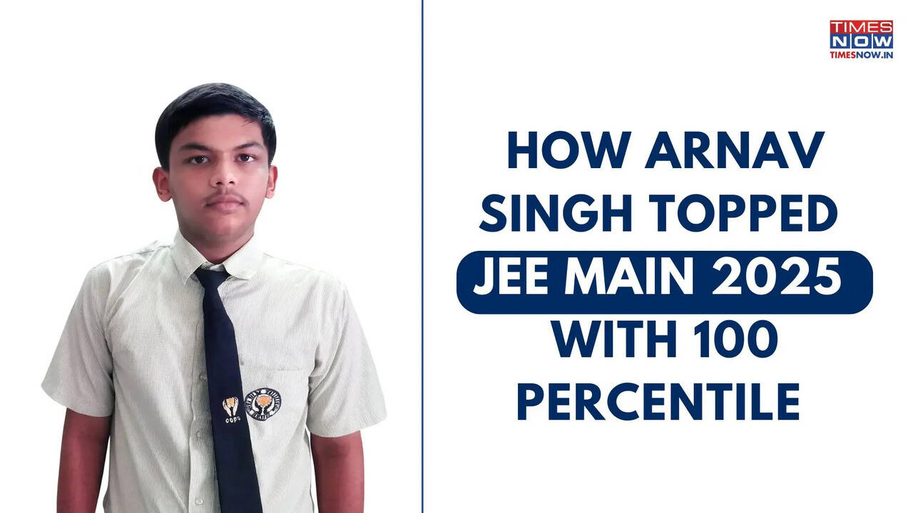 JEE 2025 Topper: How Arnav Singh Secured 100 Percentile-Strategy and ...