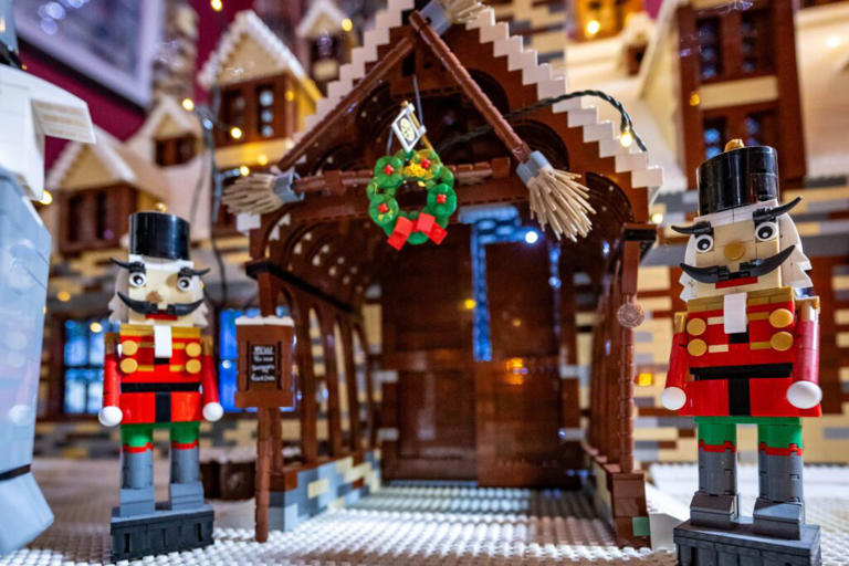Lego-loving couple build Harry Potter’s Hogsmeade out of 200,000 bricks