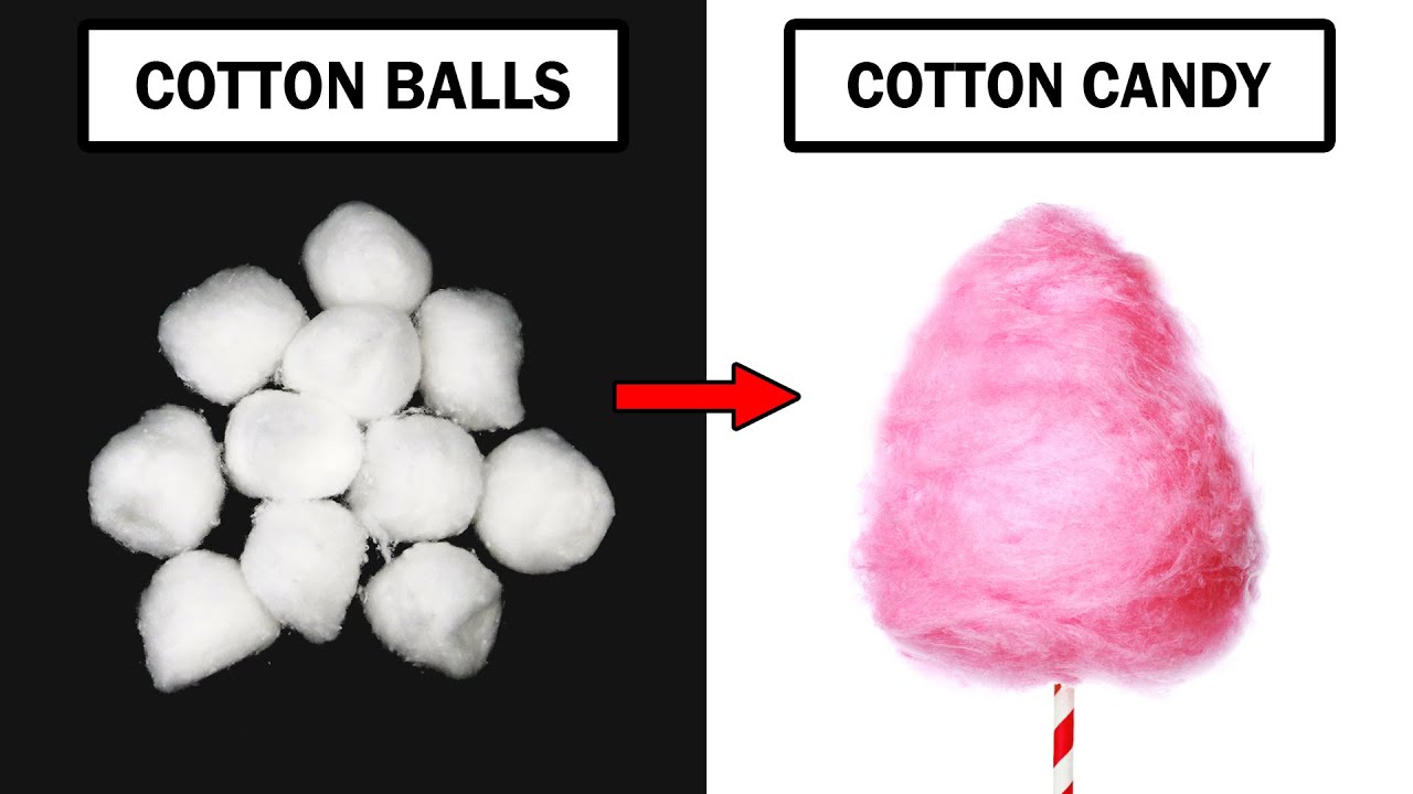 This Is How to Turn Cotton Balls Into Cotton Candy
