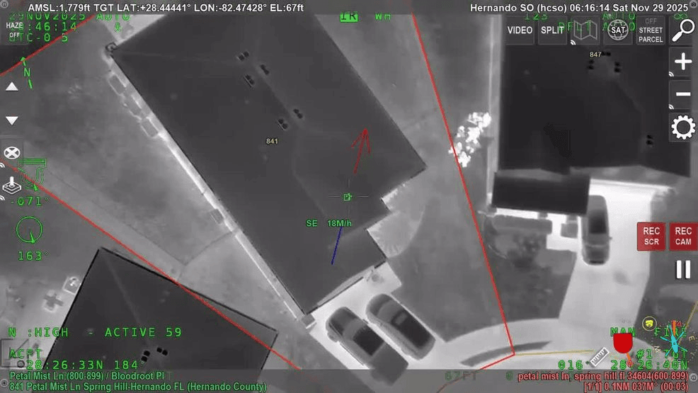 AERIAL VIDEO: Aviation unit spots teen hiding after high-speed chase in ...