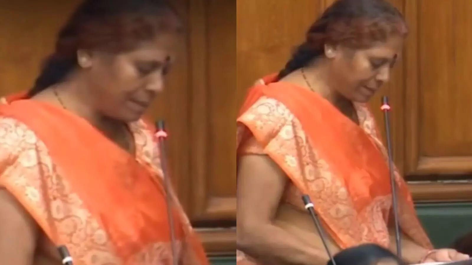 Bihar MLA Vibha Devi, ₹31 Crore Asset Holder & ‘Bahubali’ Wife, Fumbles Through Oath in Viral Video