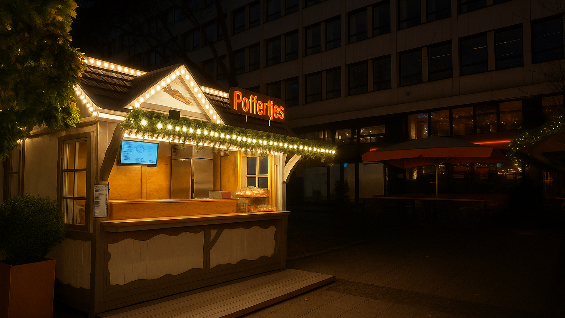 Essen Christmas Markets: Festive Night Walk Through City (4K)