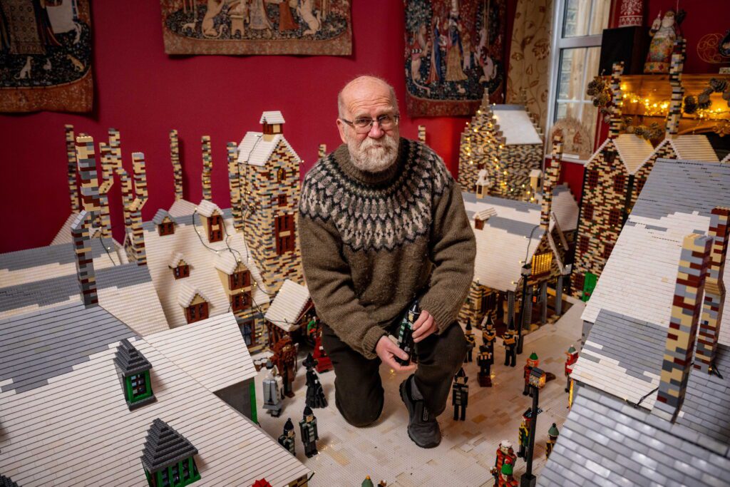 Lego-loving couple build Harry Potter’s Hogsmeade out of 200,000 bricks