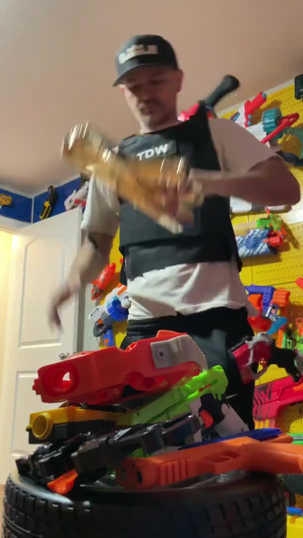 Everyday NERF carry 9 #shorts