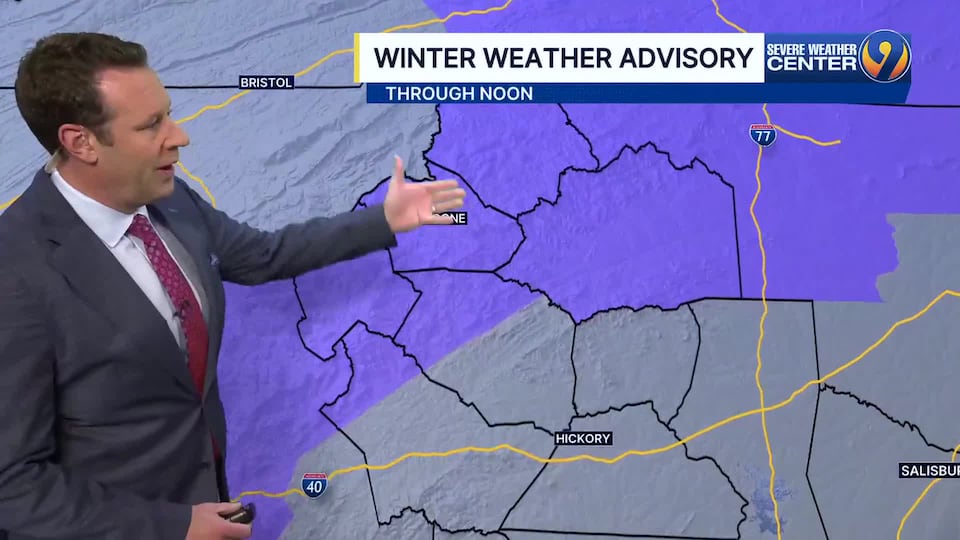 Tuesday morning's forecast with Meteorologist Keith Monday
