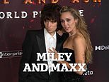 Miley Cyrus and Maxx Morando at Avatar: Fire and Ash premiere