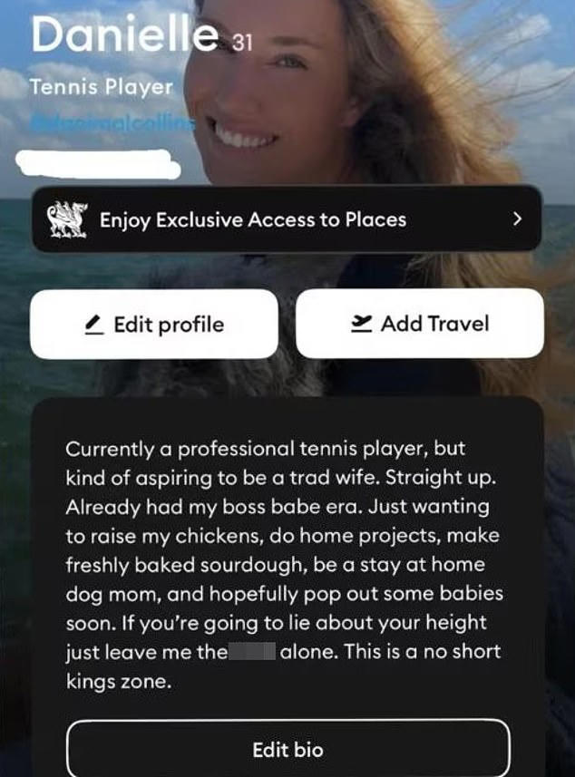 Tennis star reveals the sexist reason she's struggling to find a husband