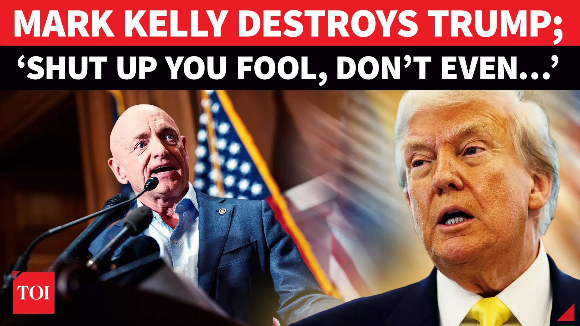 ‘Keep Your Mouth Shut’: Mark Kelly Torches Trump Amid Death Threats