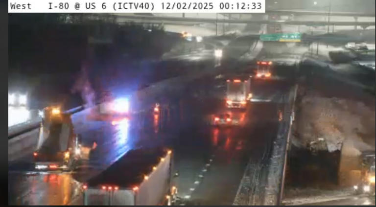 Highway 6 eastbound blocked, I-80 westbound back open after crash