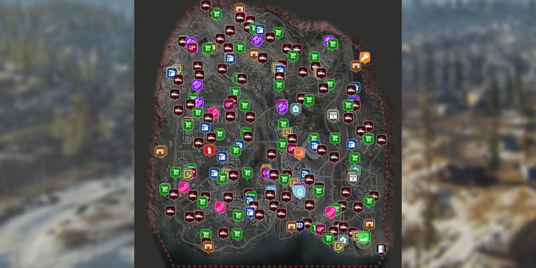 Call Of Duty Warzone: Verdansk Interactive Map