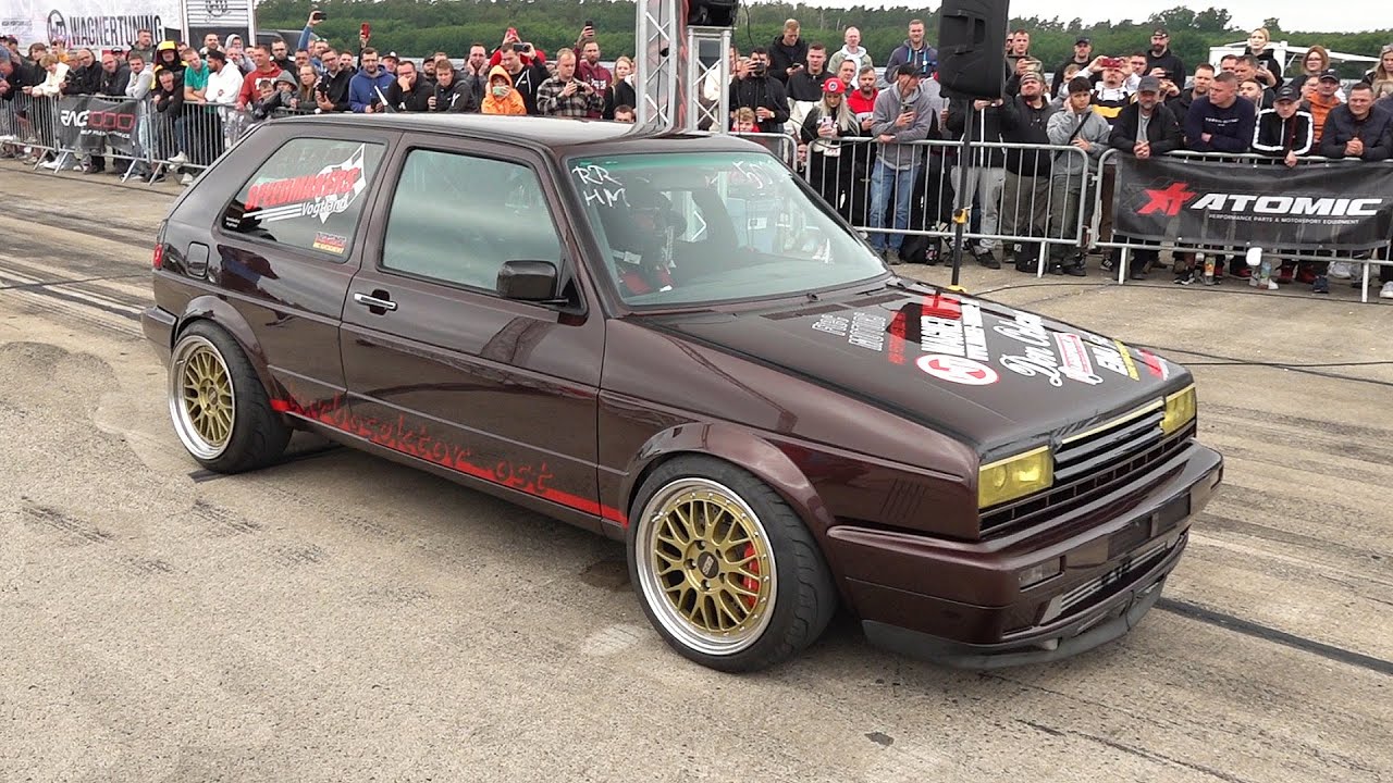 Insane Drag Race – R8, RS3, Golf 2 & More!