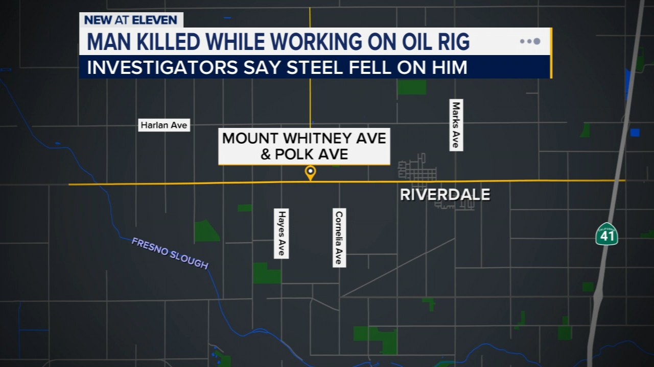 Man killed after being crushed while working on oil rig near Riverdale ...