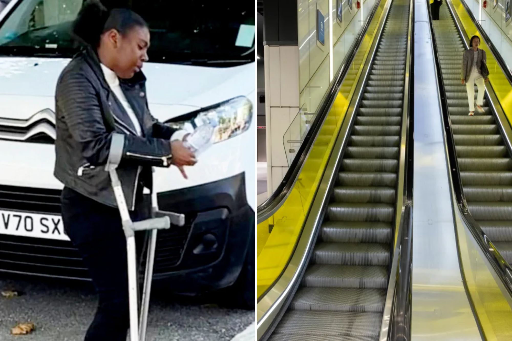 London commuter charged with walking wrong way on escalator at train ...