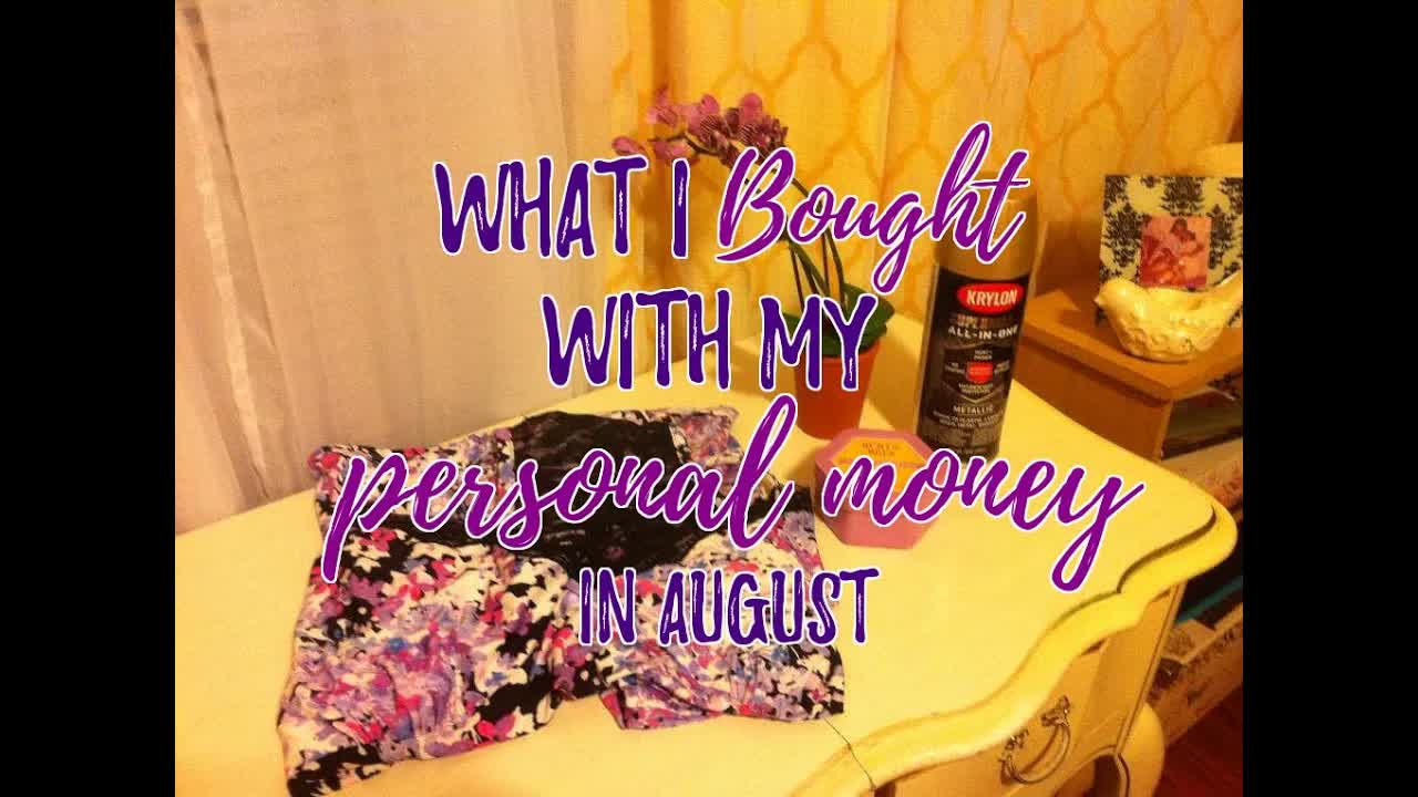 August non-essentials haul - Walmart, thrift store finds