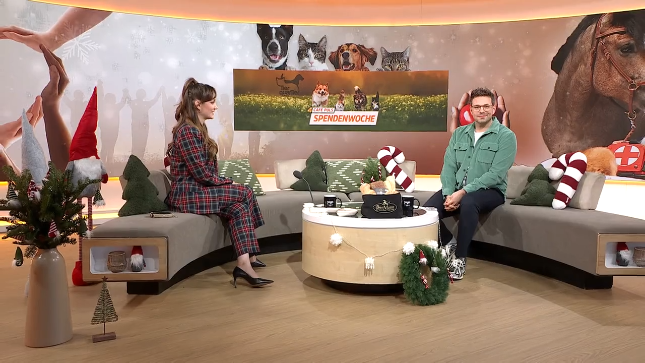 Die Café Puls-Spendenwoche: Mit Tierquartier Botschafterin Sasa Schwarzjirg