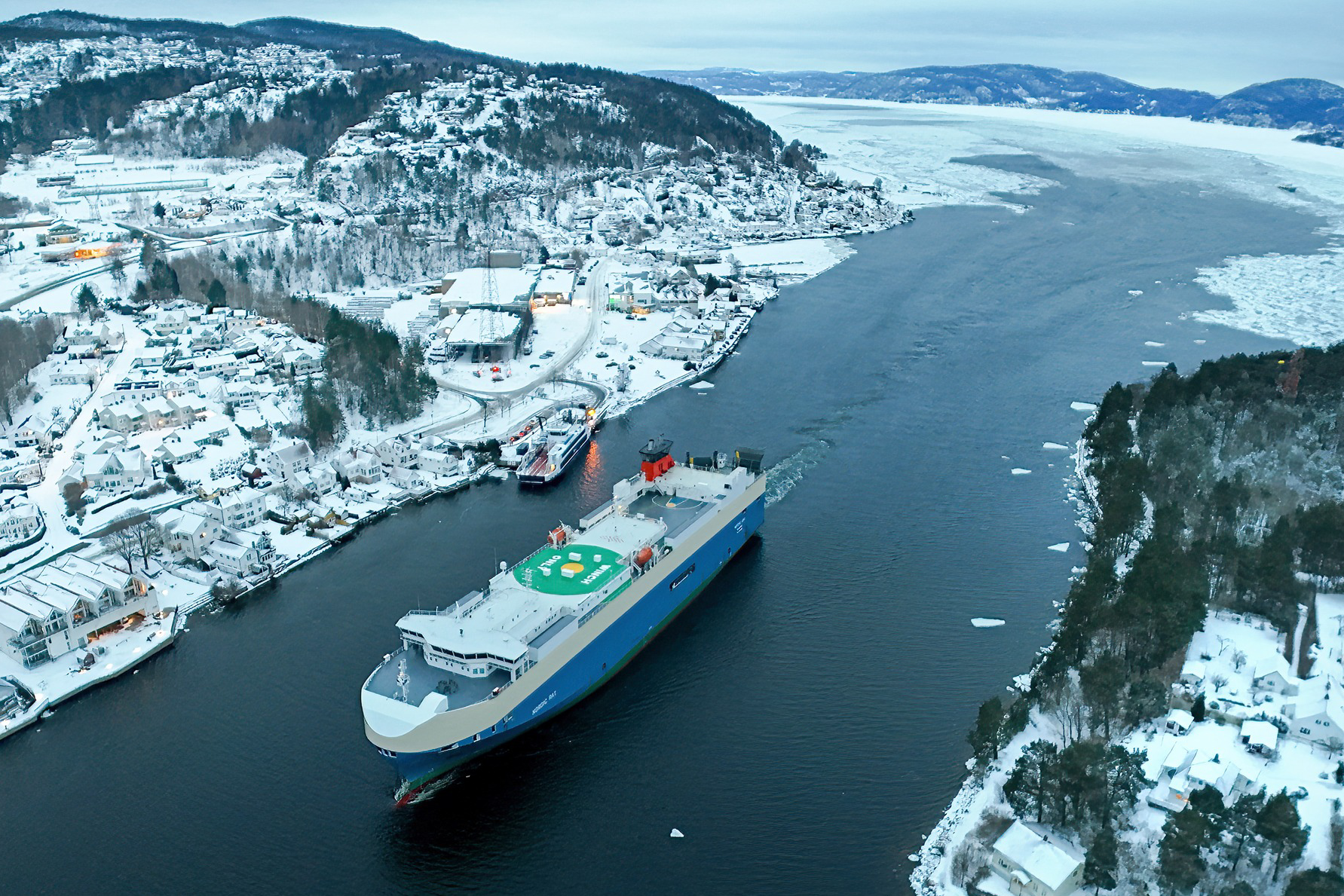 Fergen i Drammensfjorden seiler igjen etter at strømmen var for sterk