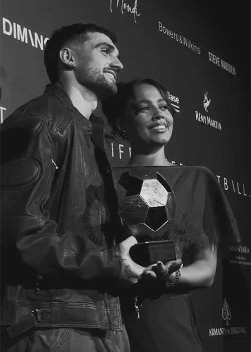 Troy Parrott gives full credit to girlfriend Lauren as he wins fashion ...