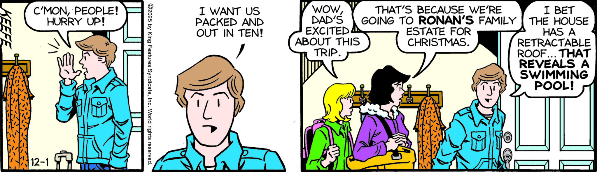 Sally Forth by Francesco Marciuliano; drawn by Jim Keefe