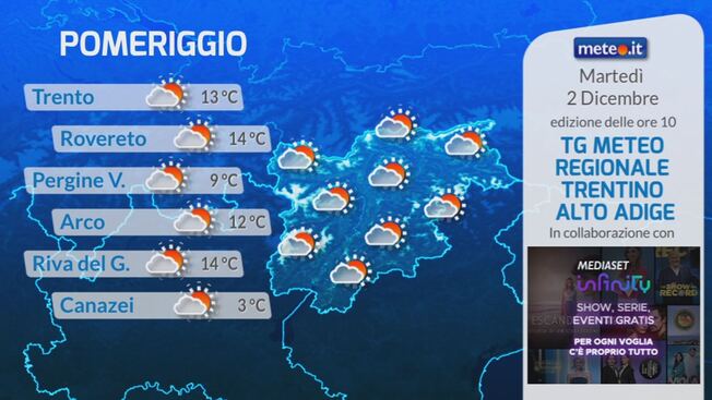 Tg Meteo Regionale Trentino Alto Adige