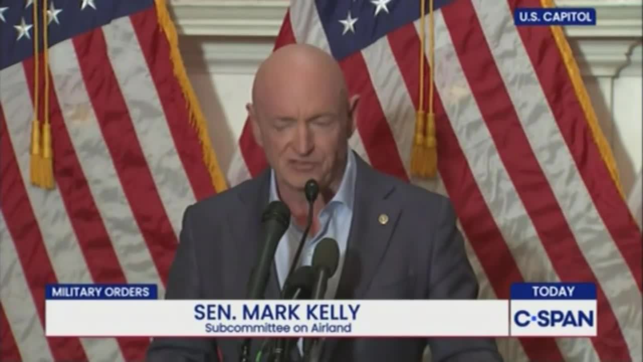 Mark Kelly Says Trump Crossed the Line