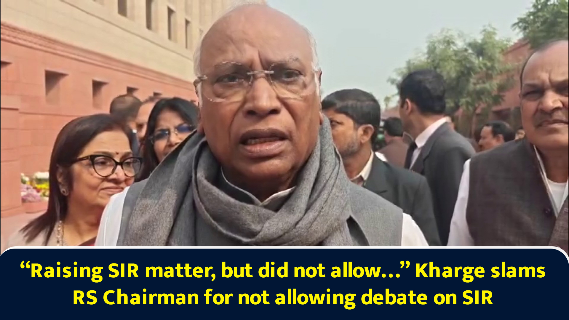 “Raising SIR matter, but did not allow…” Kharge slams RS Chairman for ...